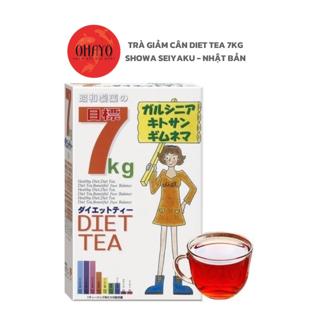 TRÀ THẢO MỘC GIẢM CÂN THANH LỌC DIET TEA 7KG NHẬT BẢN (Trà Showa ...