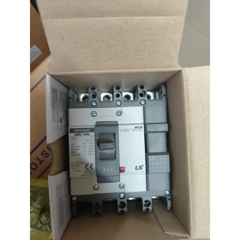 aptomat MCCB ABN 104c 4P 50A 75A 100A - Hàng Chính Hãng | Shopee Việt Nam