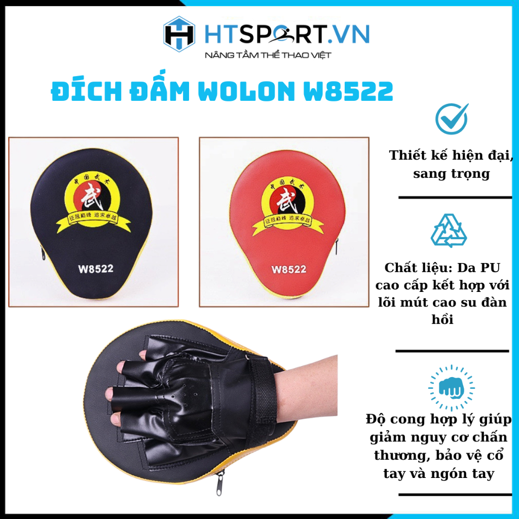 Đích Đấm Wolon W8522, Đích Đấm Boxing Cầm Tay, Lý Pad Tay, Đích Đỡ Bàn ...