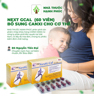 [Chính hãng] NEXT GCAL (60 VIÊN) – Viên uống canxi hữu cơ nhập khẩu từ ...