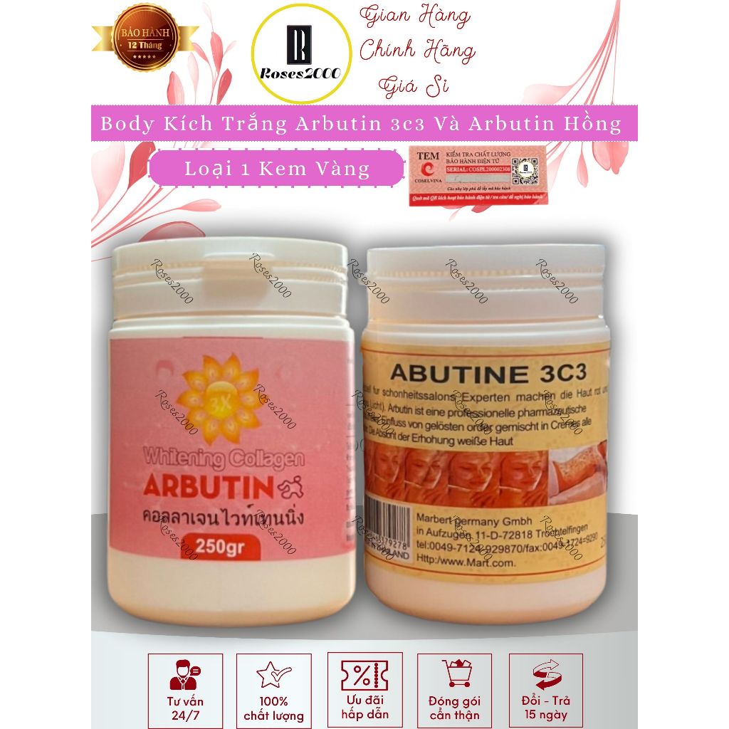 Kem Kích Trắng ABUTINE 3C3 - Kem ABUTINE Hồng Trắng Sáng Body 250G ...