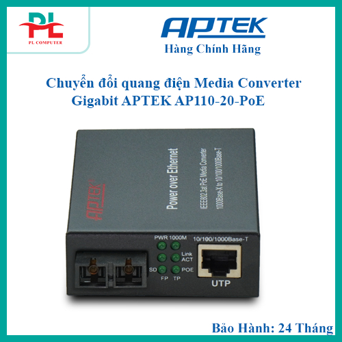 Bộ Chuyển đổi quang điện cấp nguồn PoE chuyên dụng cho hệ thống Camera ...