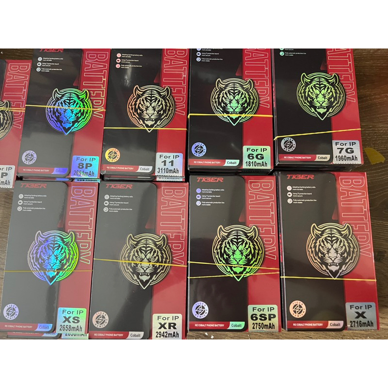 pin TIGER chính hãng cho 5s 5se 6g 7g 7p 8g 8p xsm 11promax 13promax 12promax 14promax 12mimi ...