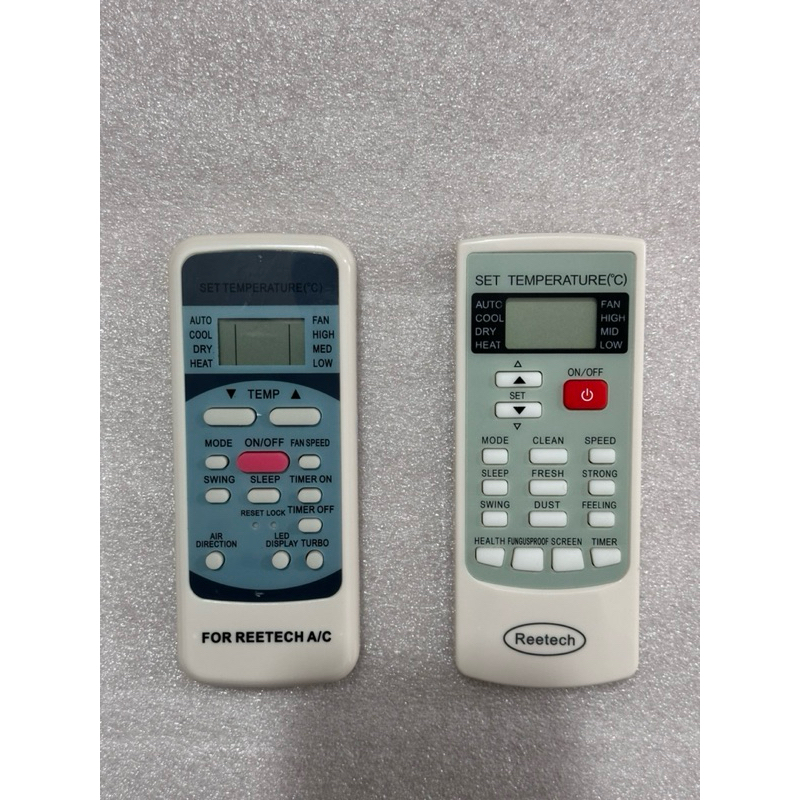 Remote/Điều Khiển Máy Lạnh/Điều Hoà Reetech tặng kèm pin | Shopee Việt Nam
