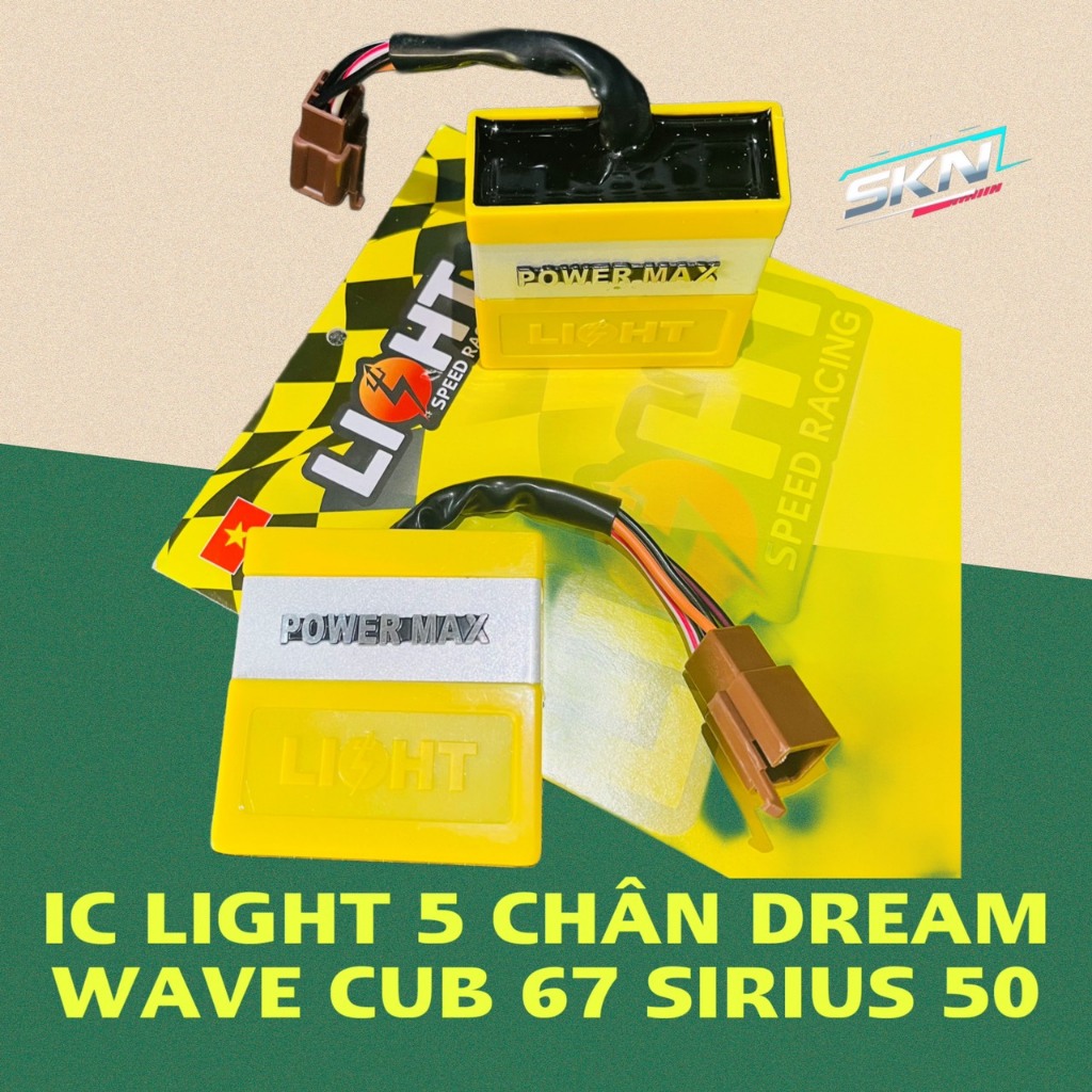 Ic LIGHT 5 chân cho xe Wave Dream Cub 67 CD Sirus 50 | Shopee Việt Nam