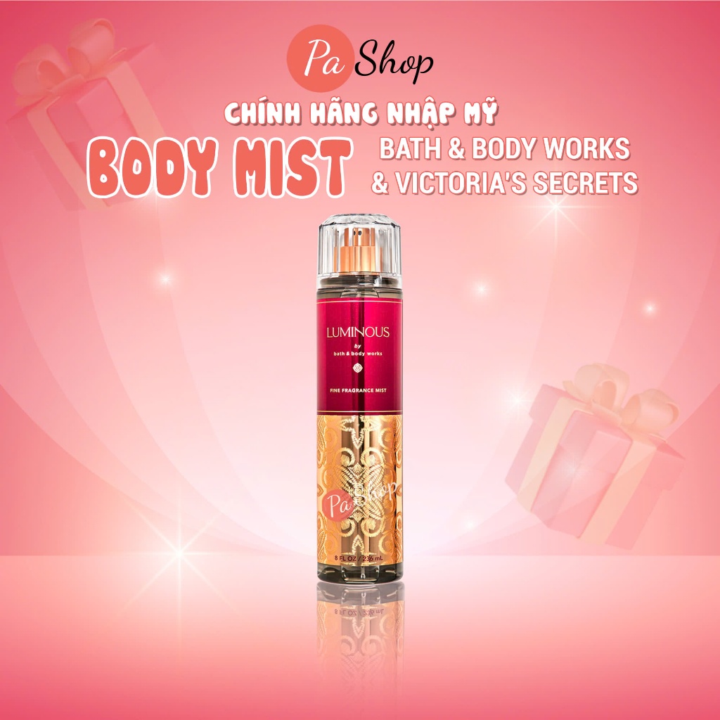 Body mist Luminous xịt thơm toàn thân | Shopee Việt Nam
