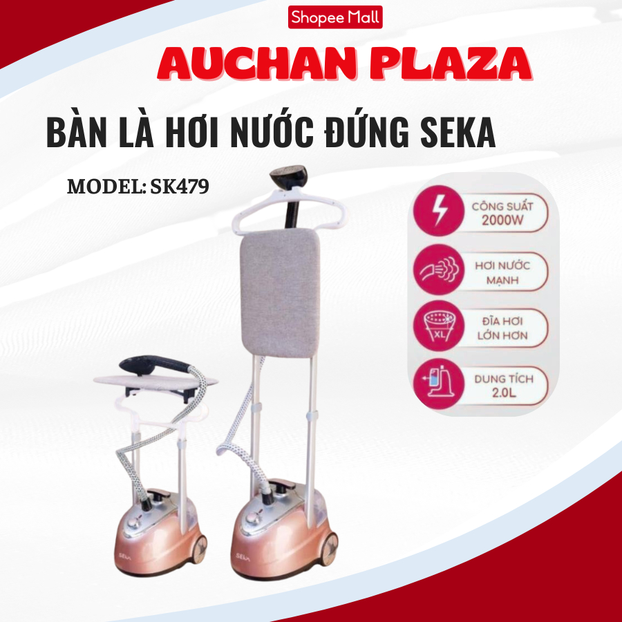 Bàn Là Cây Hơi Nước Đứng SEKA SK47 Kèm Bàn Ủi Dung Tích 2 Lít Công Suất ...