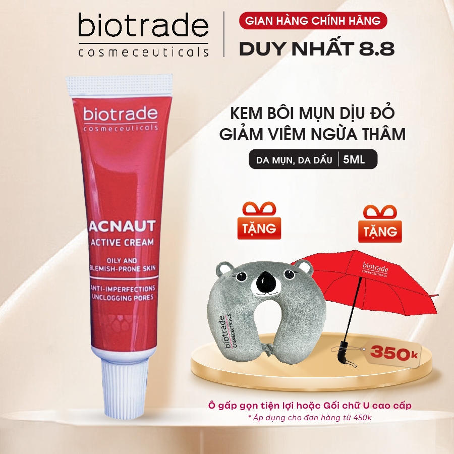 Kem chấm mụn Biotrade Acnaut Active Cream sample 5ml (no box) | Shopee ...