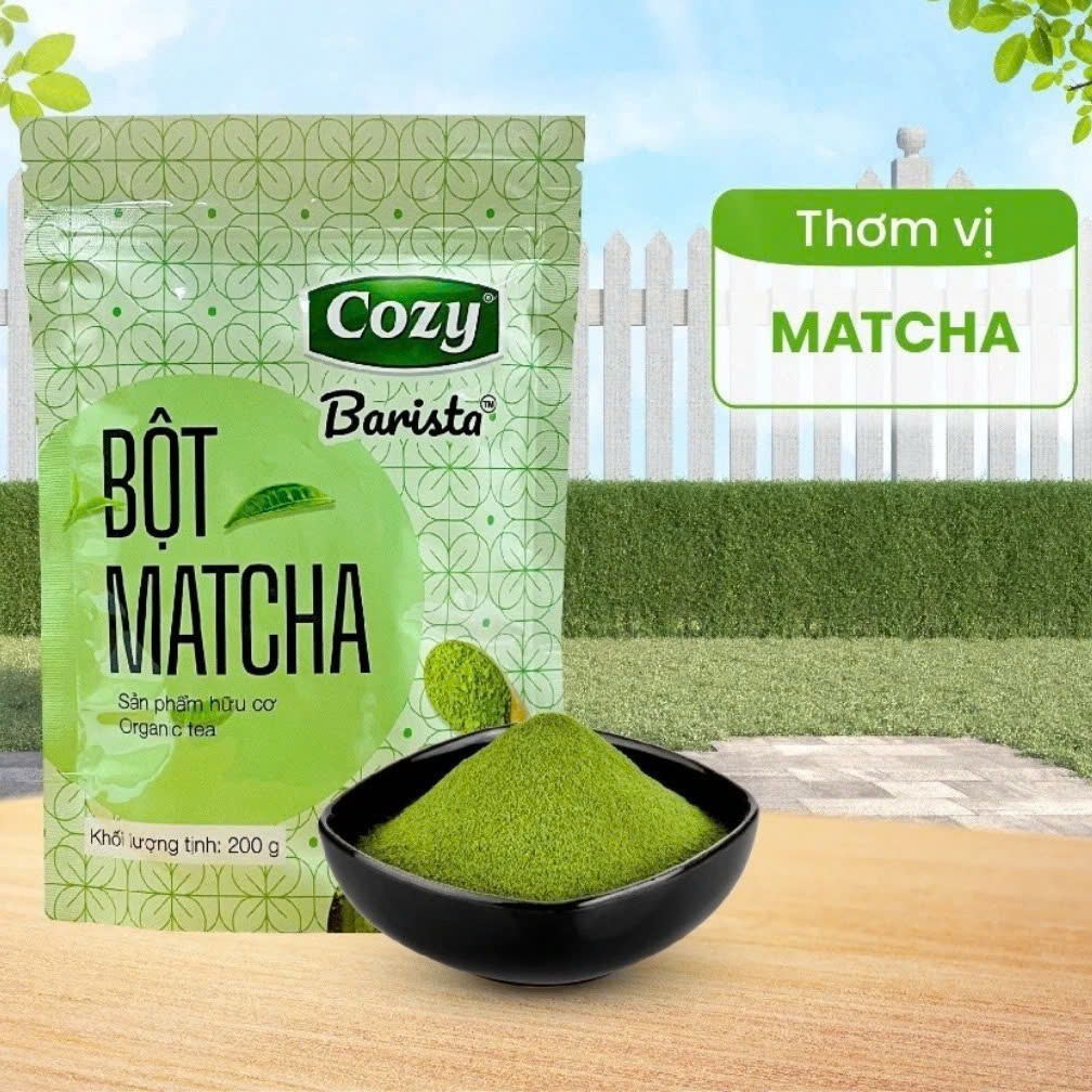 [Matcha] bột trà xanh matcha cozy 200g | Shopee Việt Nam