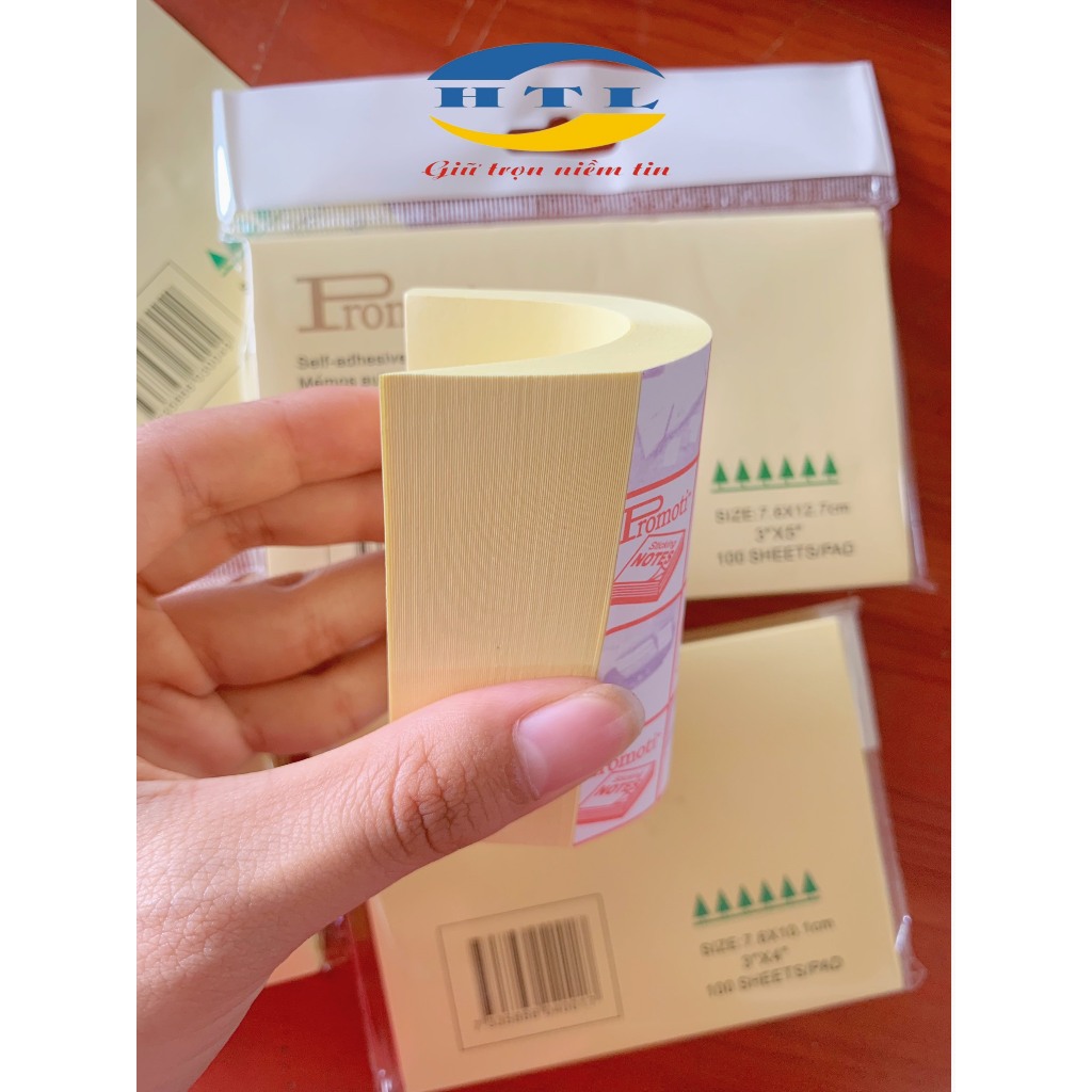 Giấy Ghi Chú, Giấy Nhớ, Giấy Giao Việc, Giấy Note Vàng Promoti Các Cỡ ...