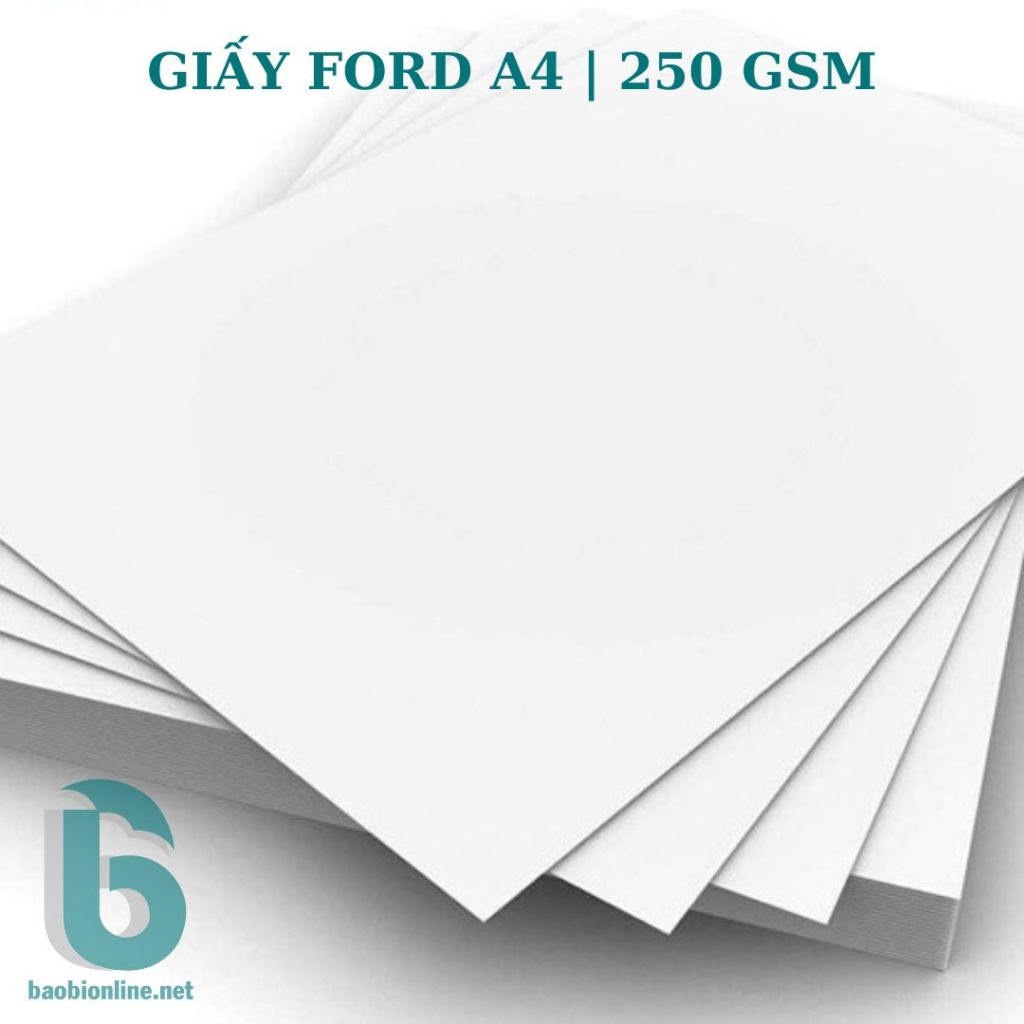 [GIẤY FORD] GIẤY FORD A4 ĐỊNH LƯỢNG 250GSM - BAOBIONLINE | Shopee Việt Nam
