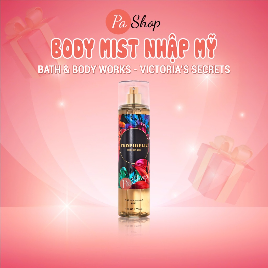 Body mist Tropidelic xịt thơm toàn thân | Shopee Việt Nam