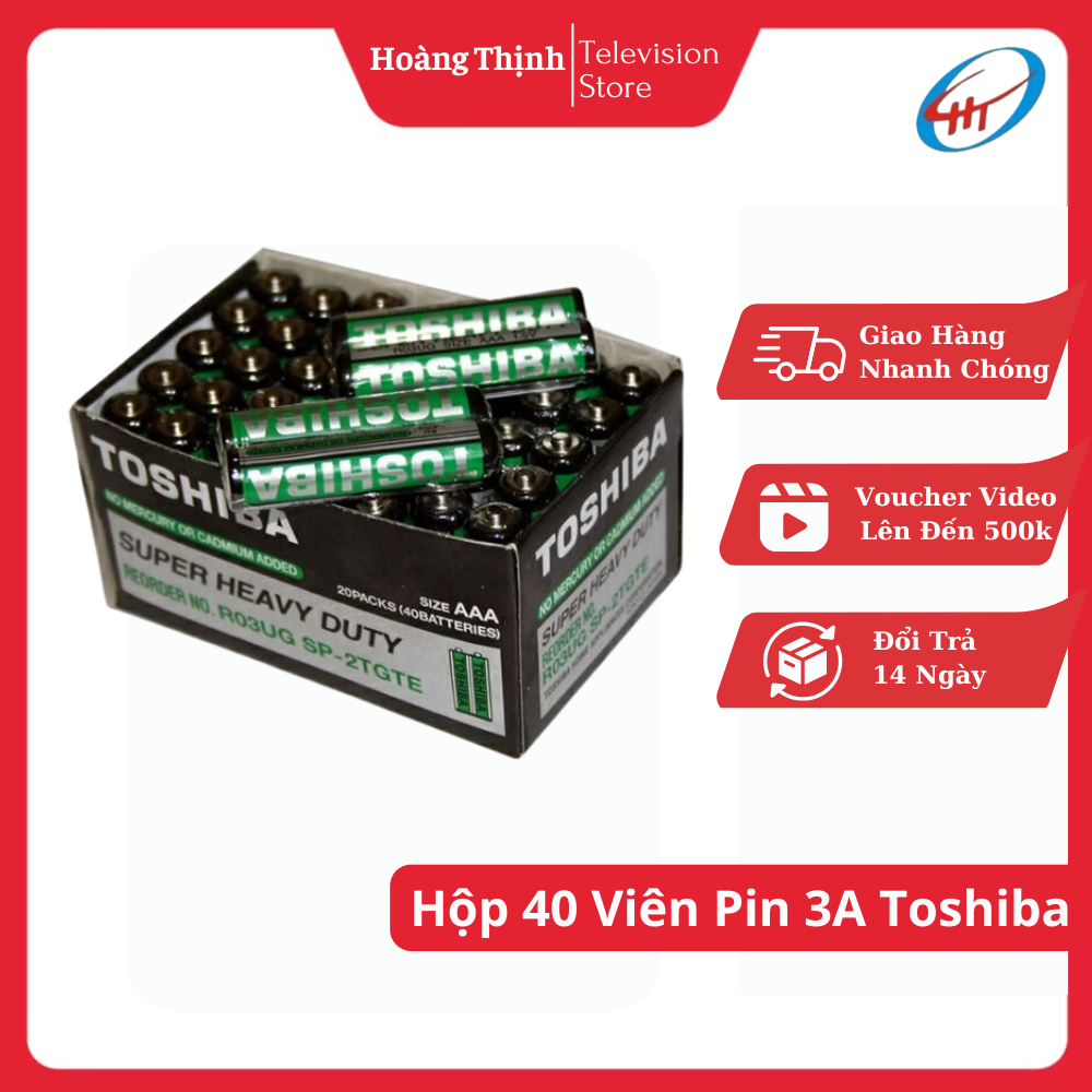 Hộp 40 Viên Pin 3A Toshiba | Shopee Việt Nam