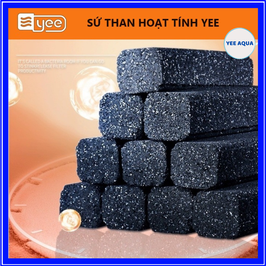Sứ Lọc Than Hoạt Tính Cao Cấp YEE Size (15x3,5x3,5)cm, Vật Liệu Lọc Thế Hệ Mới Dành Cho Bể Cá ...