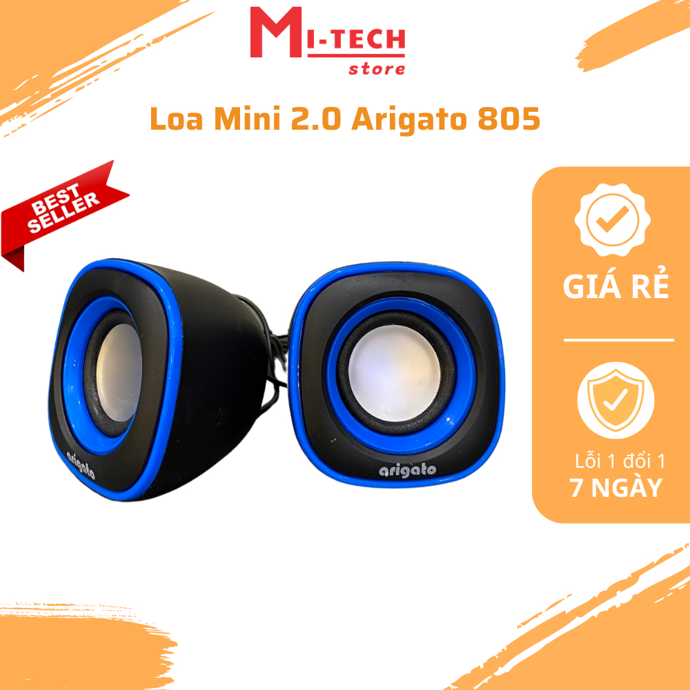 Loa Máy Tính, Loa Mini 2.0 Arigato 805 Hàng Chính Hãng | Shopee Việt Nam