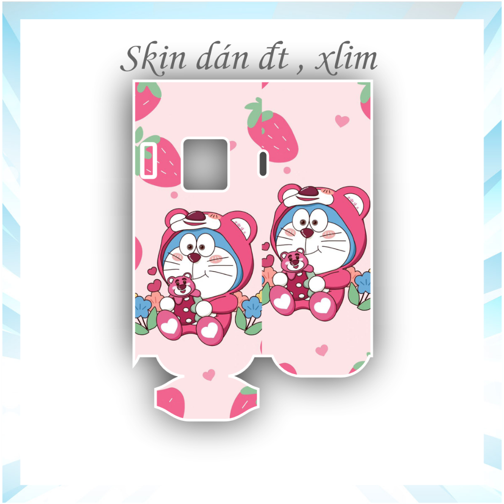 Miếng dán skin mẫu Doraemon cho điện thoại và các dòng máy laptop ...