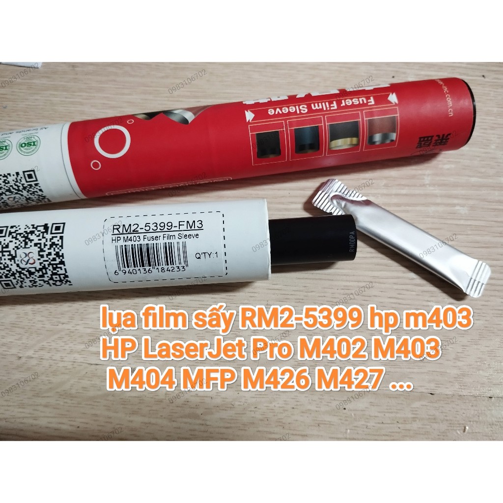 Bao lụa film sấy ống đỏ canon 2900 RM2-5399 m403 cho HP M203d 102a ...