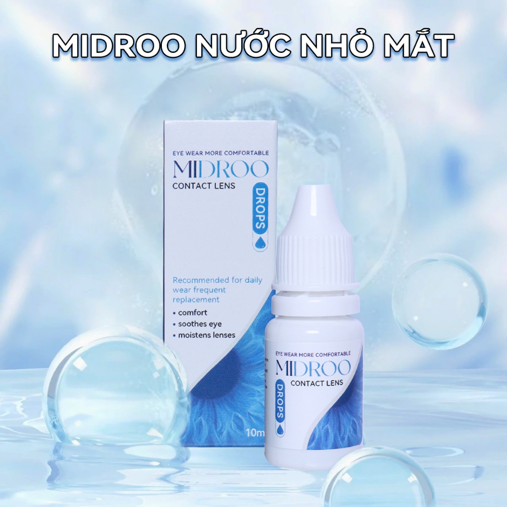 1 Chai Midroo Nhỏ Mắt Nhỏ Mắt 10ml Làm Dịu Và Giữ ẩm Cho Mắt Thích Hợp ...