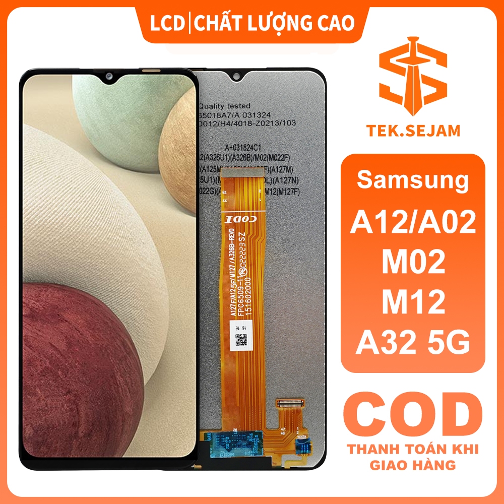 Màn hình tương thích LCD Samsung A12 A02 M02 M12 A32 5G chính hãng đã ...