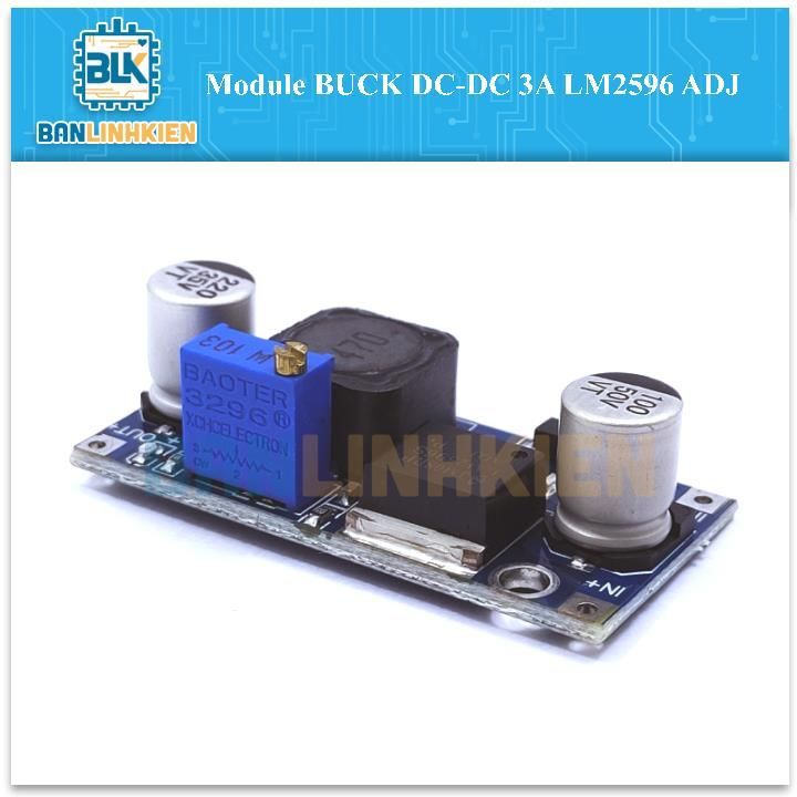 Module BUCK DC-DC 3A LM2596 ADJ Mã LK_02434 | Shopee Việt Nam