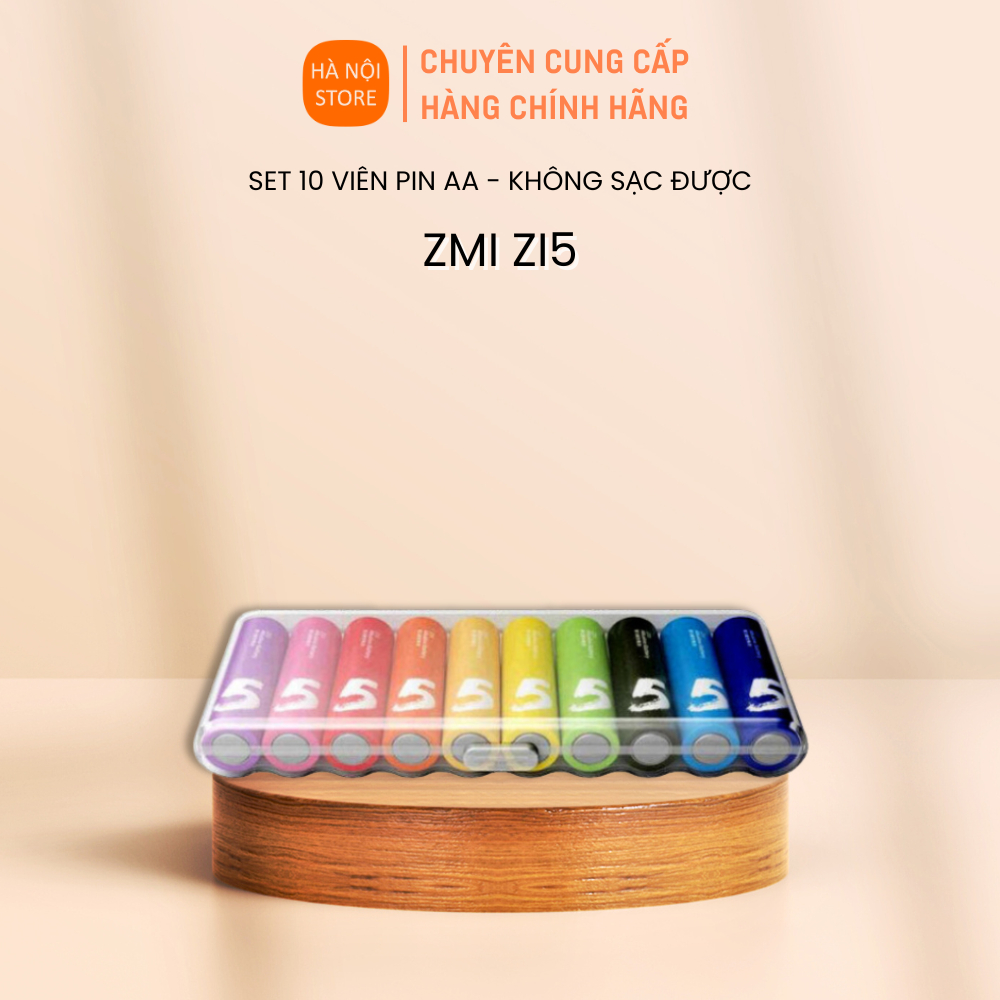 [KHÔNG SẠC ĐƯỢC] Bộ 10 Pin AA số 5 Xiaomi ZI5, 10 pin AAA ZI7 Alkaline Battery 1.5V | Shopee ...