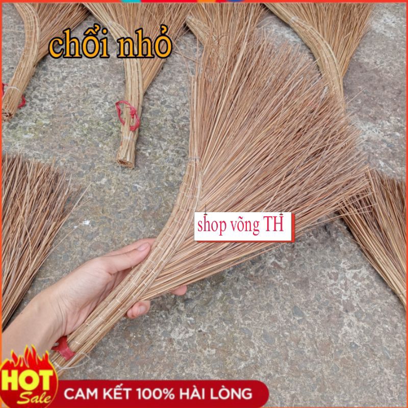 Chổi Dừa Mini Dài 50cm, Chổi Quét Sân Size Nhỏ, Chổi Lá, Chổi Xương ...