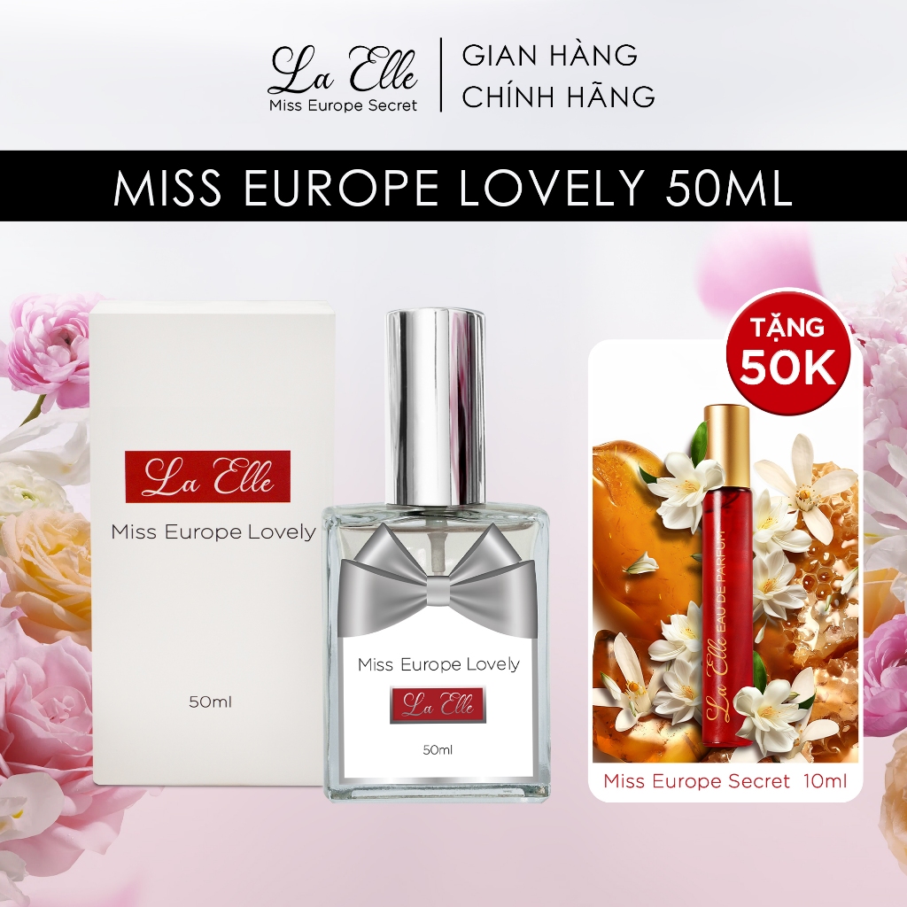 [Chai 50ml] Nước hoa nữ La Elle Lovely Eau de Parfum chai 50ml - Gợi ...