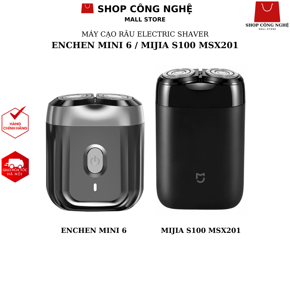Máy Cạo Râu Mini Mijia MSX201 S100 - Máy cạo râu Enchen Mini 6, Pinjing Cube 2in1 K9 - BH 6 ...