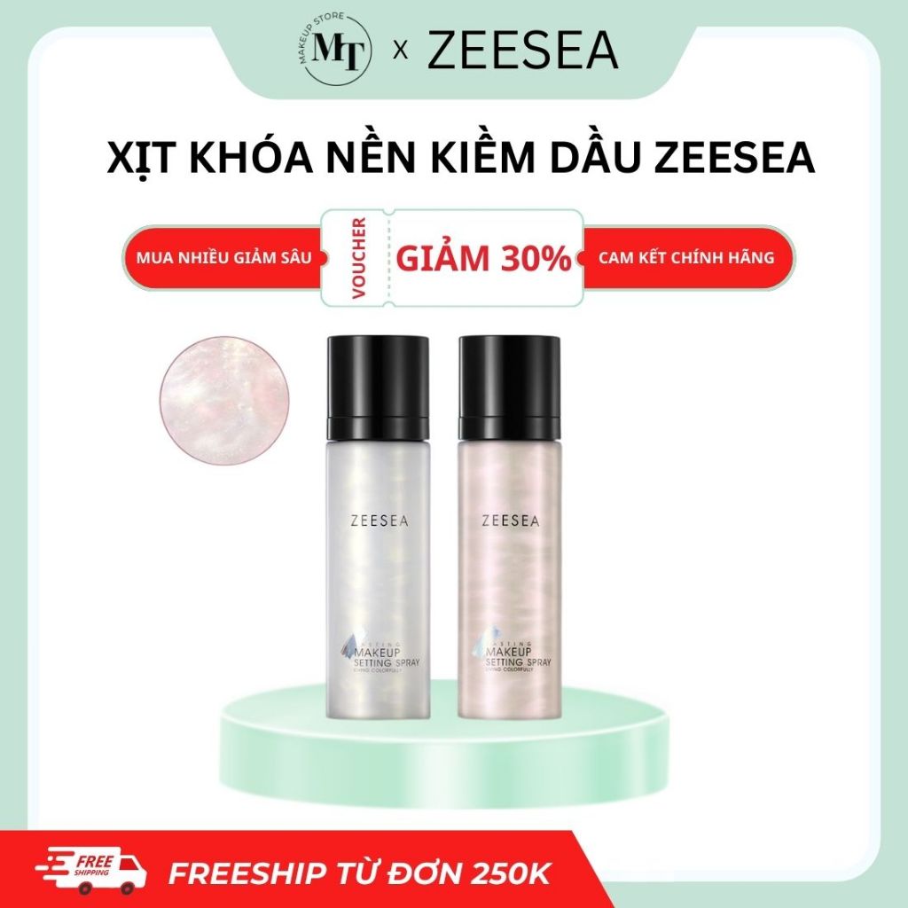 Xịt khoá nền trang điểm kiềm dầu Zeesea tạo hiệu ứng bóng lâu trôi chống nước | MT MAKEUP STORE ...