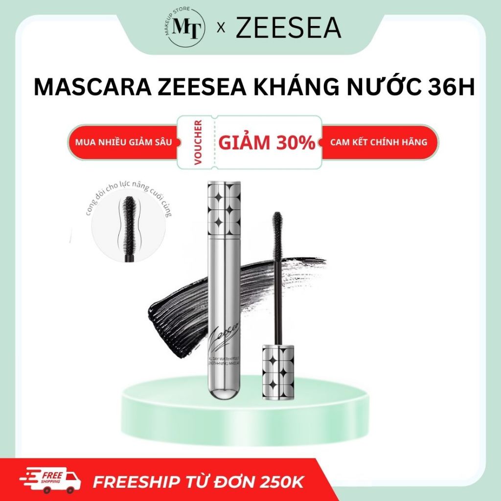Mascara ZEESEA kháng nước lâu trôi 36h chống nhòe chuốt mi cong vút và ...