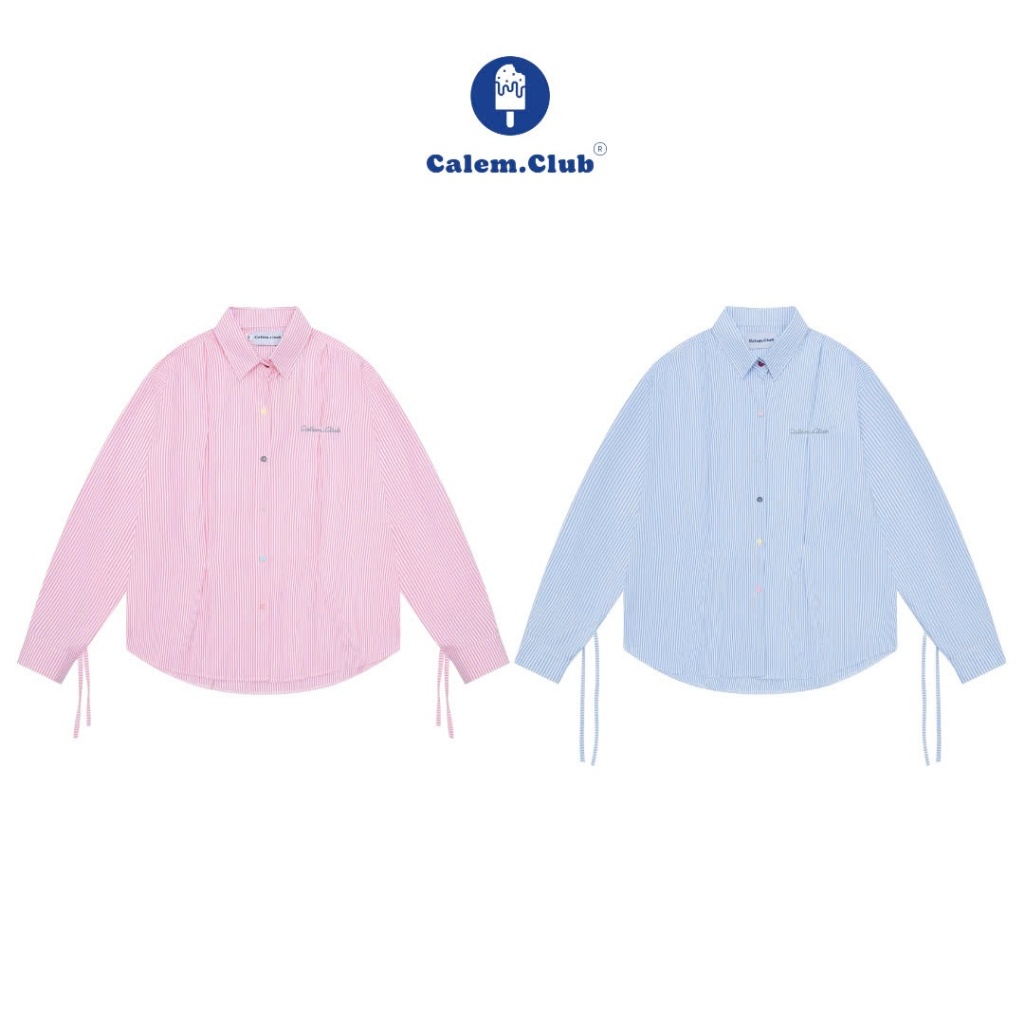 Calem club - Áo sơ mi Khoác Ngoài tay dài phối dây cột nơ COLORFUL ...