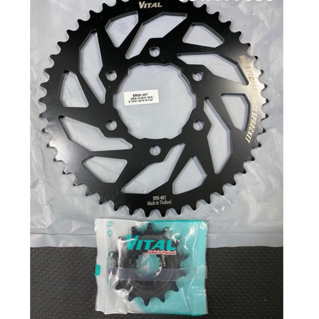 Dĩa Ninja 400 củ,Ninja 650, ER6N, ER6F, Versys 650, Z650, Z800 - NSD, Nhông sên dĩa VITAL Thái ...