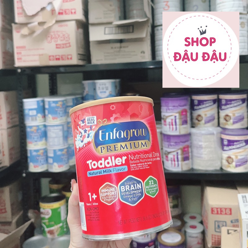 [Mẫu mới date t9/2025] Sữa Enfagrow Premium Toddle nắp vàng Mỹ 1.04kg ...