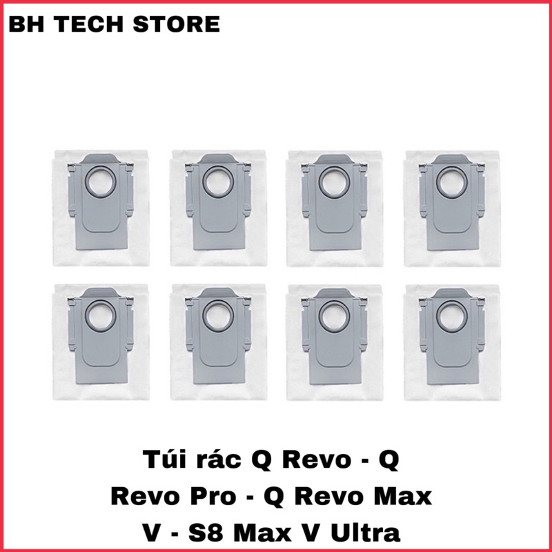 ( Hàng chính hãng ) Combo Túi rác Roborock Max V Ultra - Q revo - Q ...