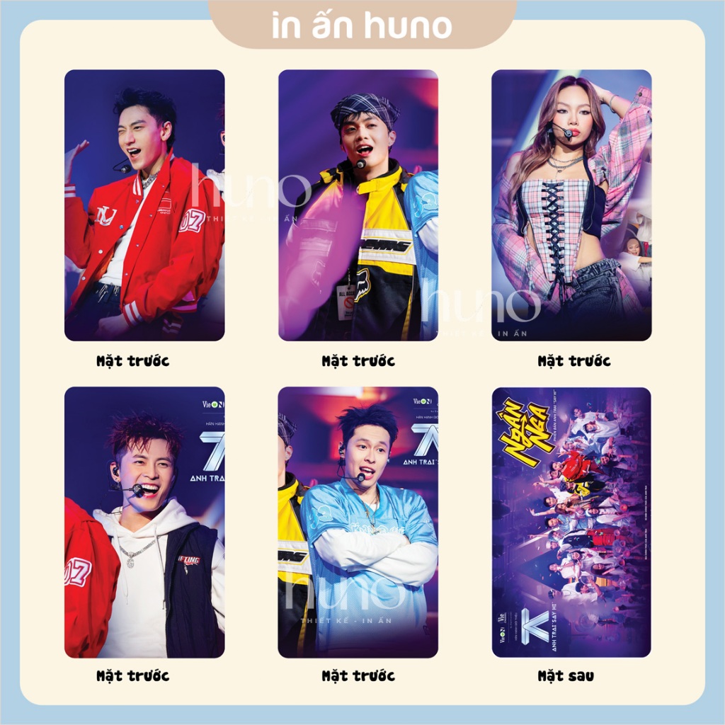 COMBO 5 card BO GÓC ANH TRAI SAY HI - TEAM NGÂN NGA (ISAAC - NEGAV ...