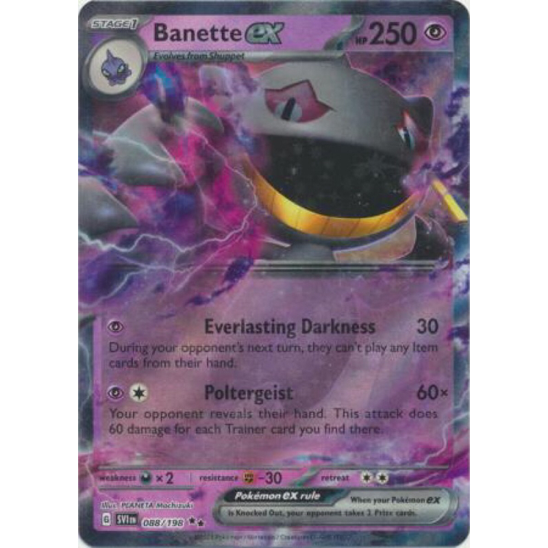 Banette Ex 088/198 Pokemon Card English | Shopee Việt Nam