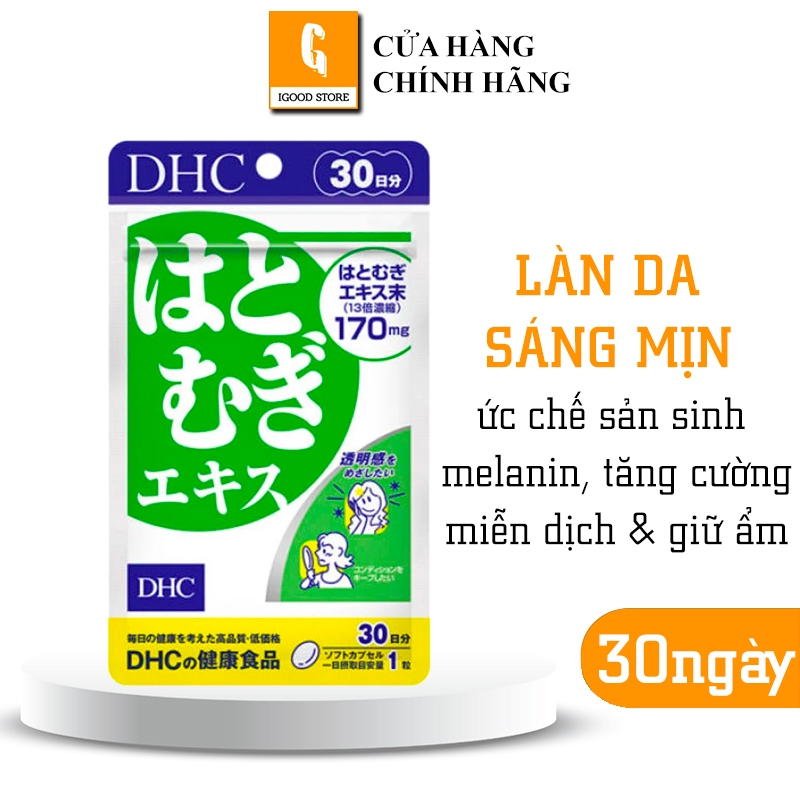 (có quà tặng)- Viên Uống Sáng Da, trắng da DHC Adlay Extract Khôi Phục ...