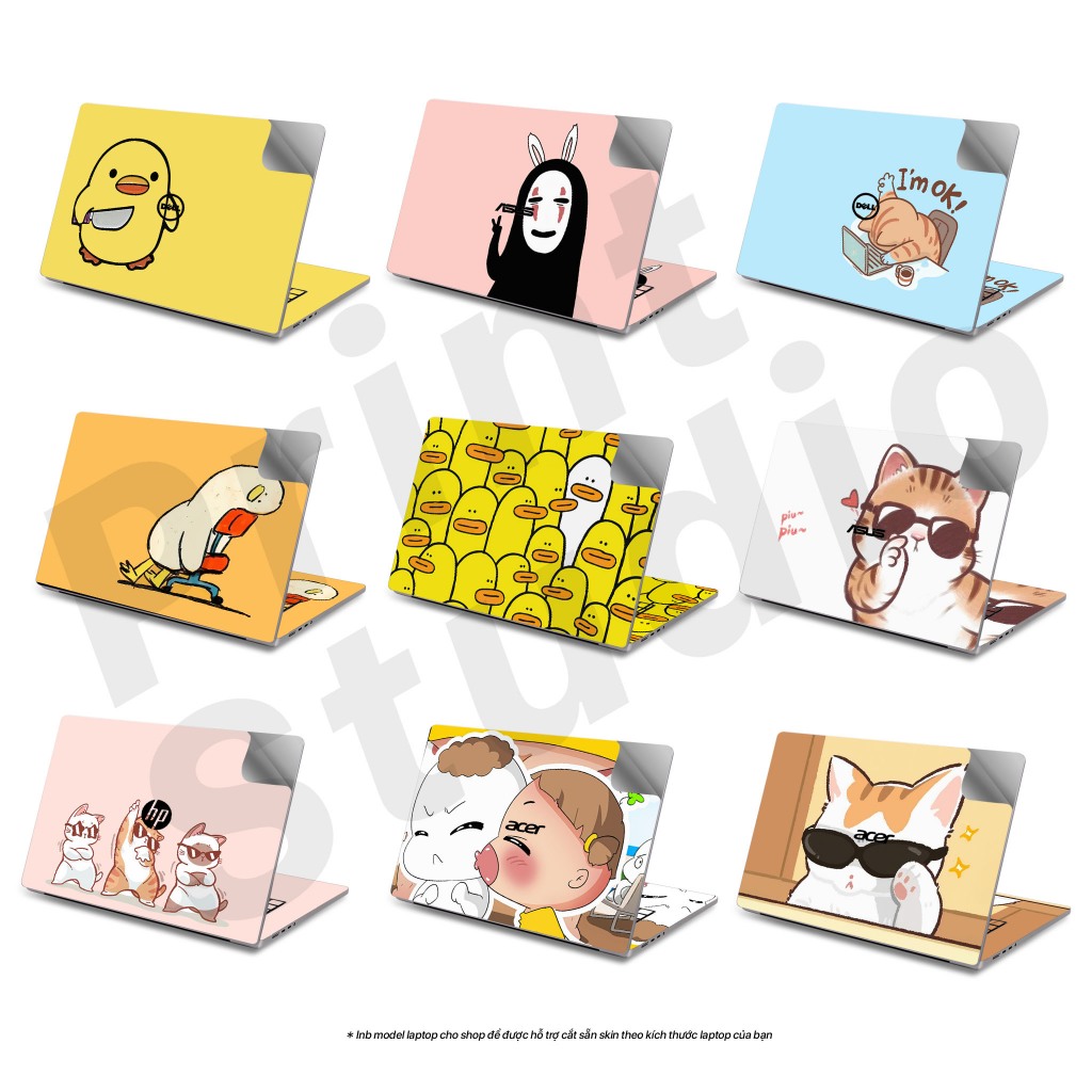 Skin Laptop 20 Mẫu Funny Cắt Sẵn Theo Model Laptop - Inbox Model Laptop ...