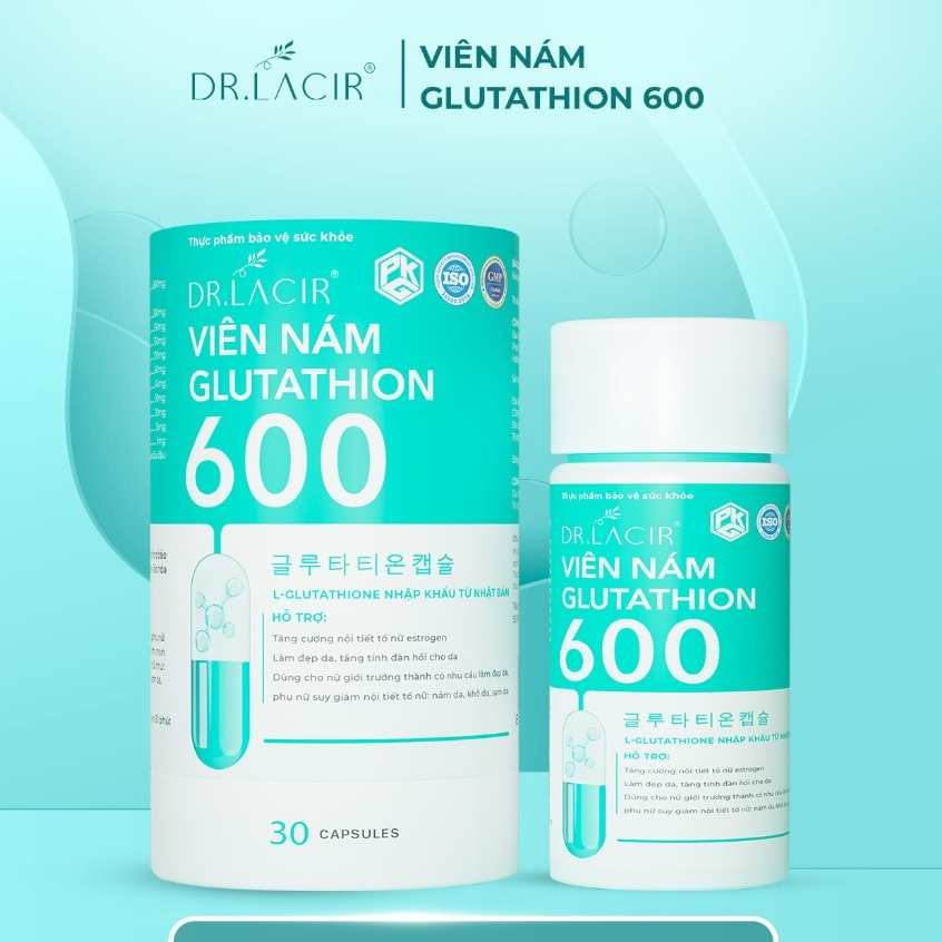 Viên Nám Glutathione 600 Dr Lacir Chính Hãng Hạn Chế Lão Hoá Da Giảm ...