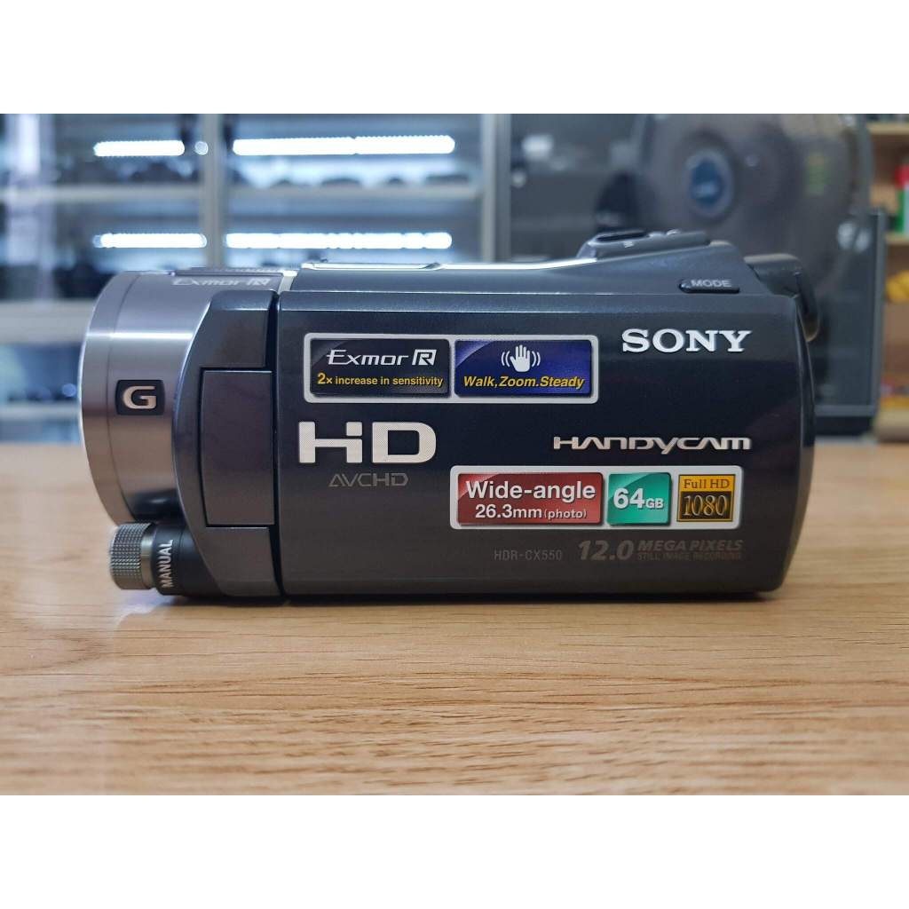 Máy quay phim Sony CX-550 - Cảm biến Cmos Quay FullHD - Bộ nhớ trong ...