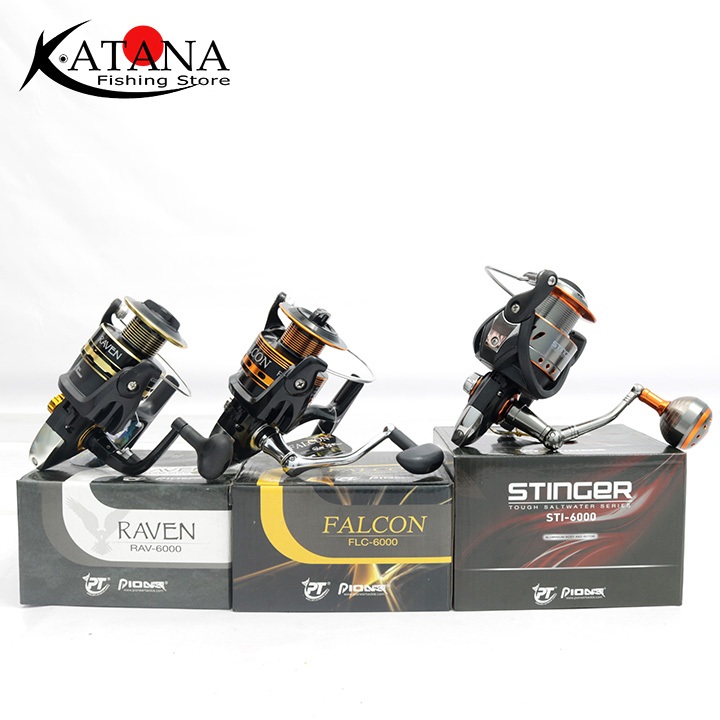 Máy Câu Cá PIONEER - Raven 6000 / Falcon 6000 / Stinger 6000 | Shopee ...