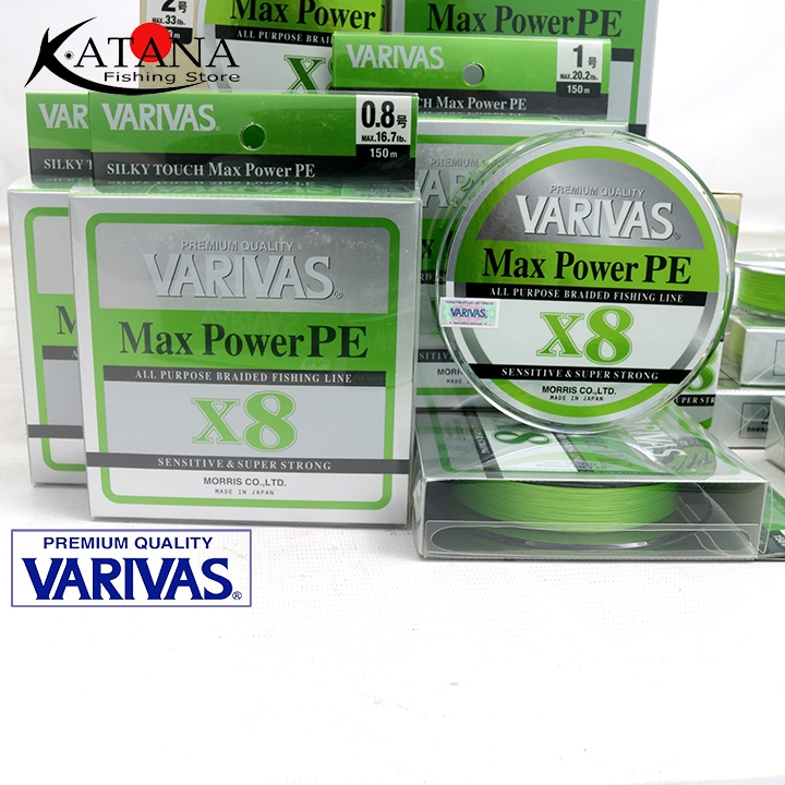 Dây PE Cao Cấp - Varivas Max Power PE X8, dây lure lóc cực chất - Made in Japan | Shopee Việt Nam