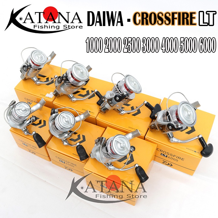 Máy Câu Daiwa Crossfire LT - Size 1000 2000 2500 3000 4000 5000 6000 | Shopee Việt Nam