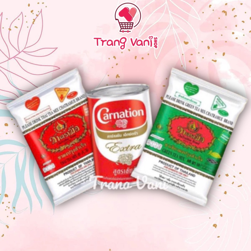 [Nội Địa Thái]Trà Thái CHATRAMUE - Sữa Béo CARNATION Thái Lan | Shopee ...