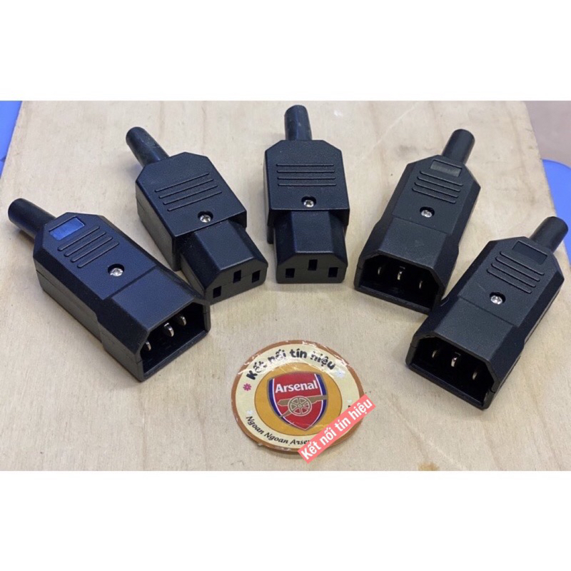 Jack nguồn C13, C14, C15 Đầu Jack Nối Nguồn AC 3 Chân Loại Đực Cái chịu ...