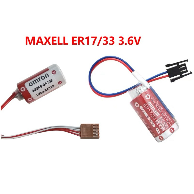 Nuôi nguồn Maxell ER17/33 C500-BAT08 3G2A9-BAT08 Size 2/3 A 3.6V ...