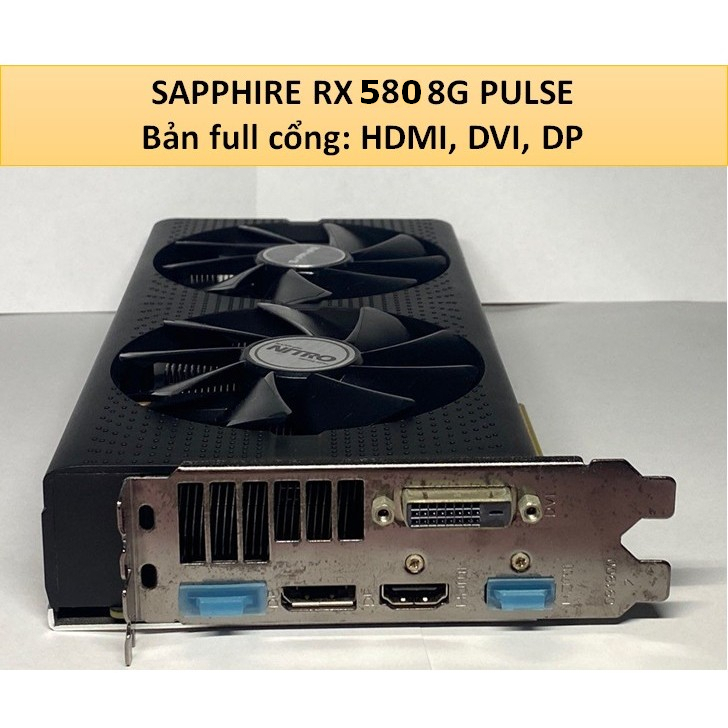 Card Màn Hình VGA PowerColor RX 580 8G | Shopee Việt Nam