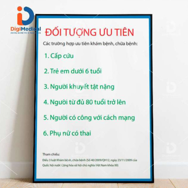 (Decal Dán) Đối Tượng Ưu Tiên Trong Khám Bệnh | Shopee Việt Nam