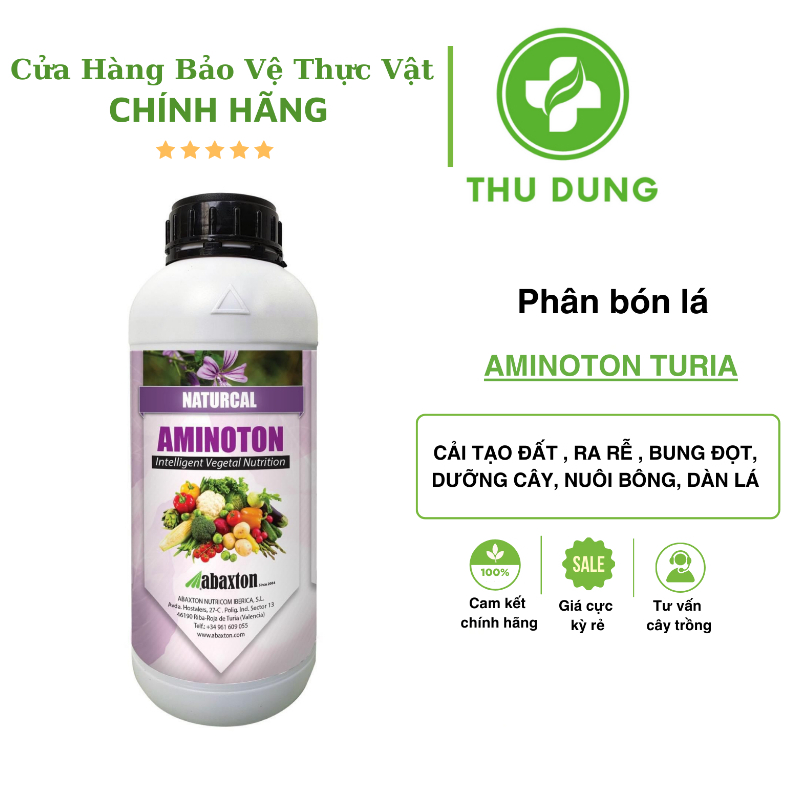 Phân bón siêu Aminoton Tim Turia hàm lượng cực cao nhập Châu Âu 500ml ...
