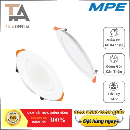 Đèn Led Panel MPE Model RPE công suất 6W - 24W | Shopee Việt Nam